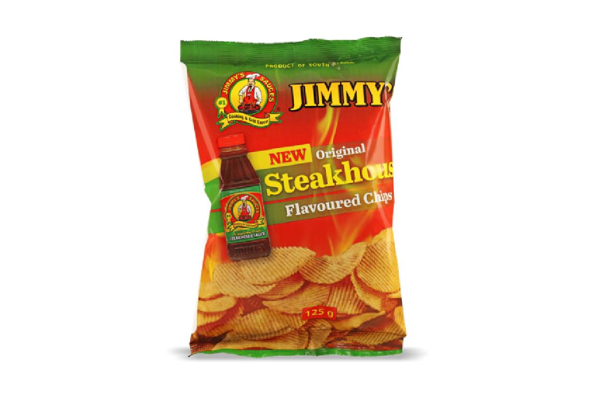 Buy Jimmy's Original Steakhouse Flavoured Chips 125g | Baggie's Butcher ...