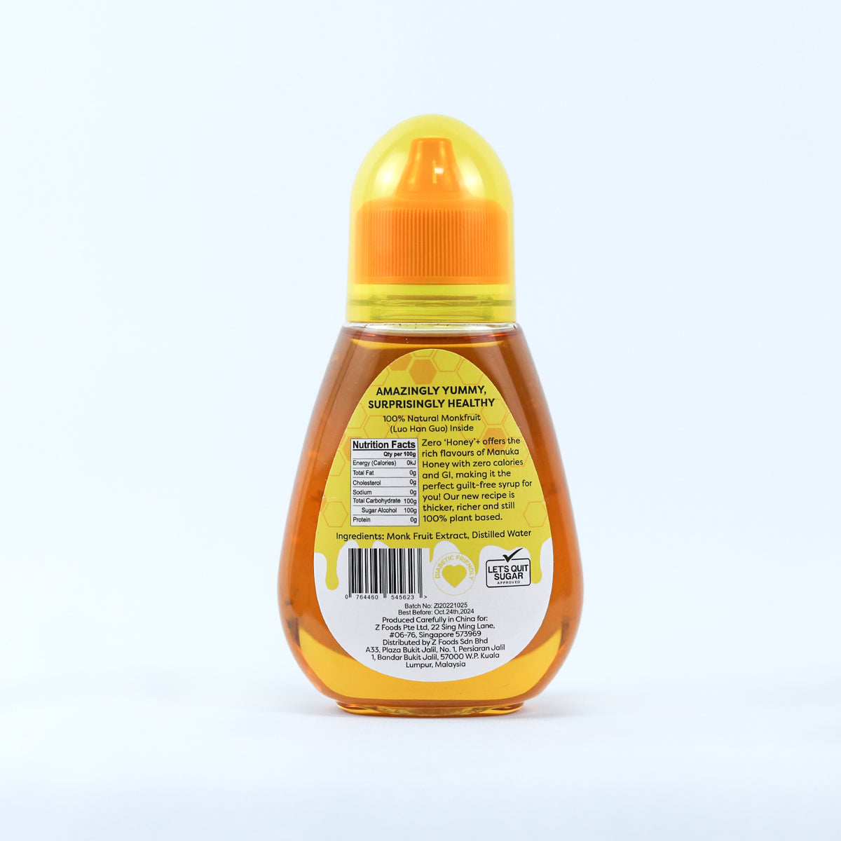 Buy Zestyleaf - Zero Honey - 250ml | Baggie's Butcher & Deli, Singapore ...