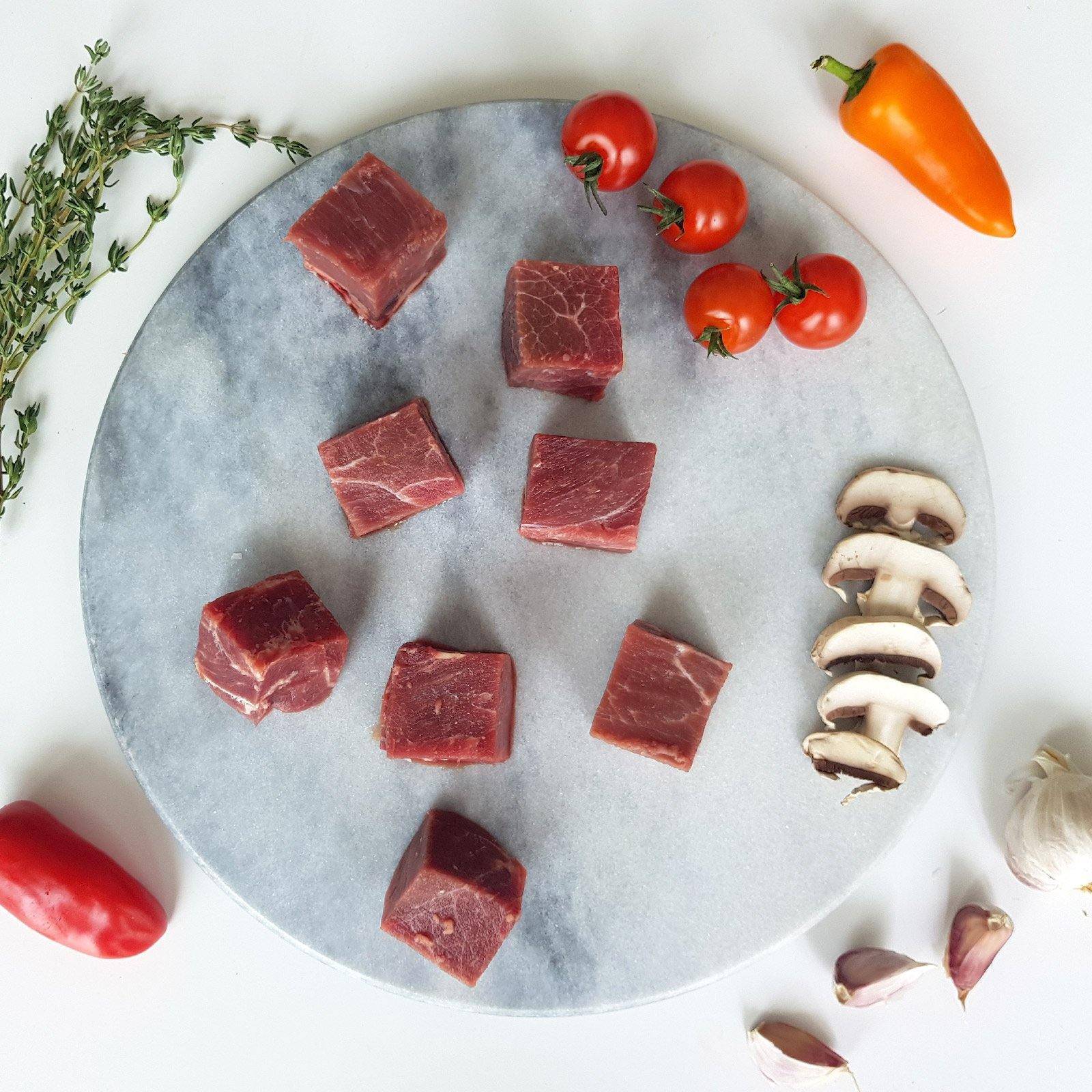 Buy Baggie's Grass-fed Beef Cubes - 400g | Baggie's Butcher & Deli ...